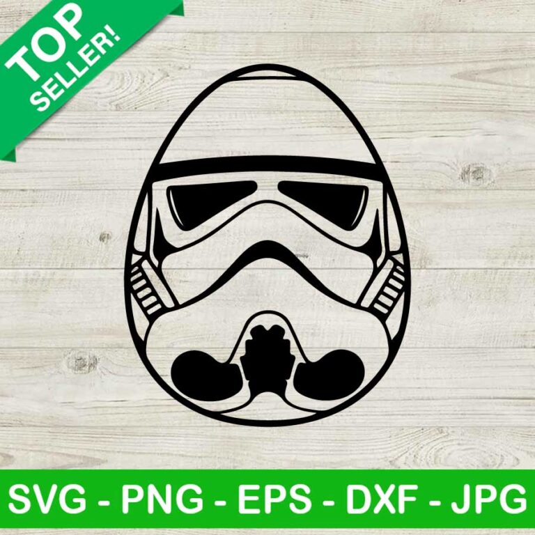 Stormtrooper Easter Egg SVG, Star Wars Happy Easter SVG, Easter Egg SVG ...