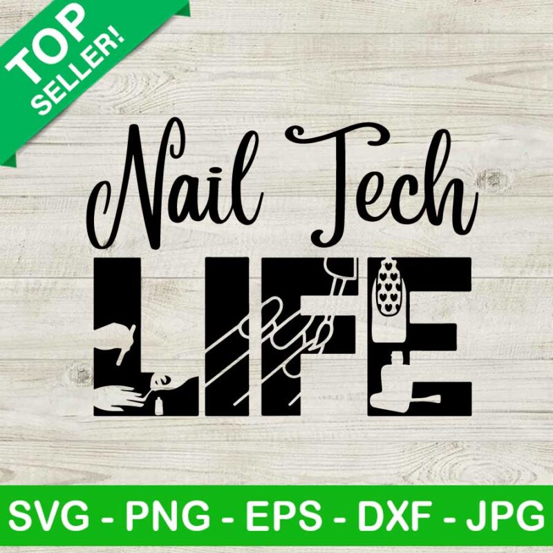 Nail tech life SVG, Nail tech SVG, Nail life SVG