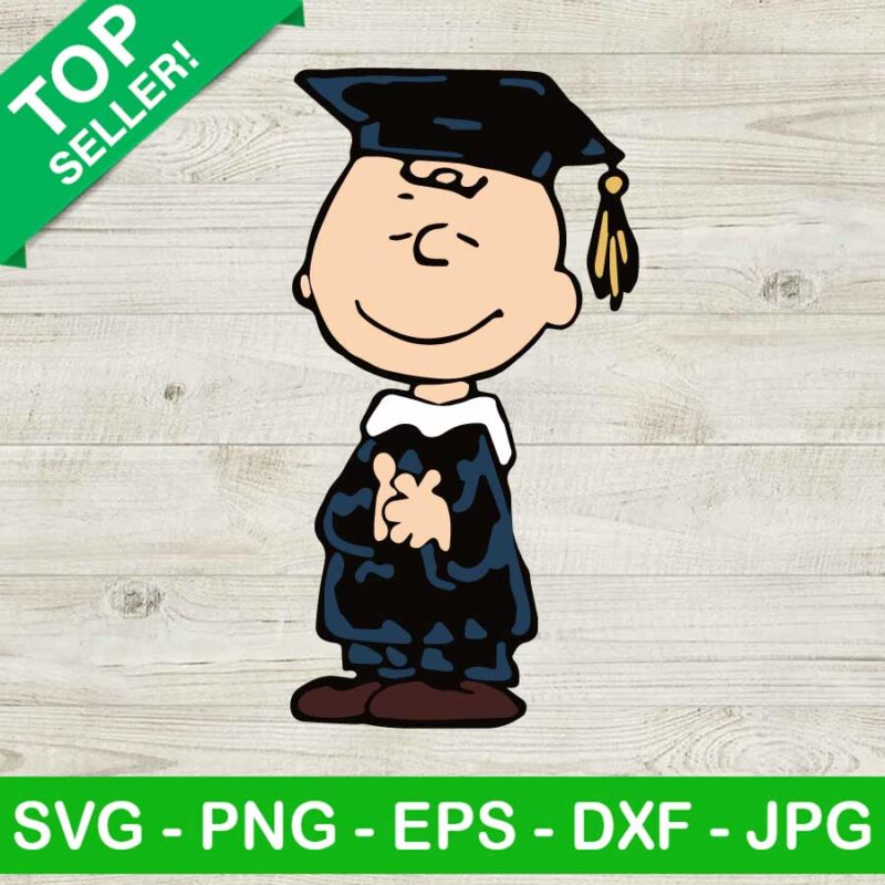 Charlie Brown Graduation SVG, Charlie Brown SVG, Peanuts Snoopy SVG