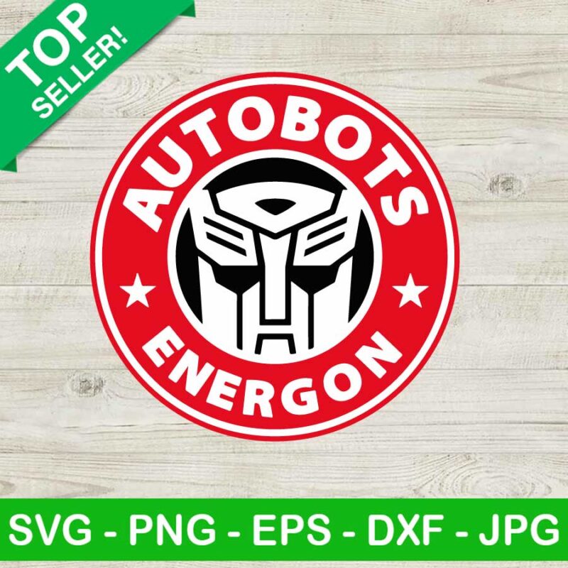 Autobots energon starbucks logo SVG, Transformers autobots SVG, Autobots energon SVG