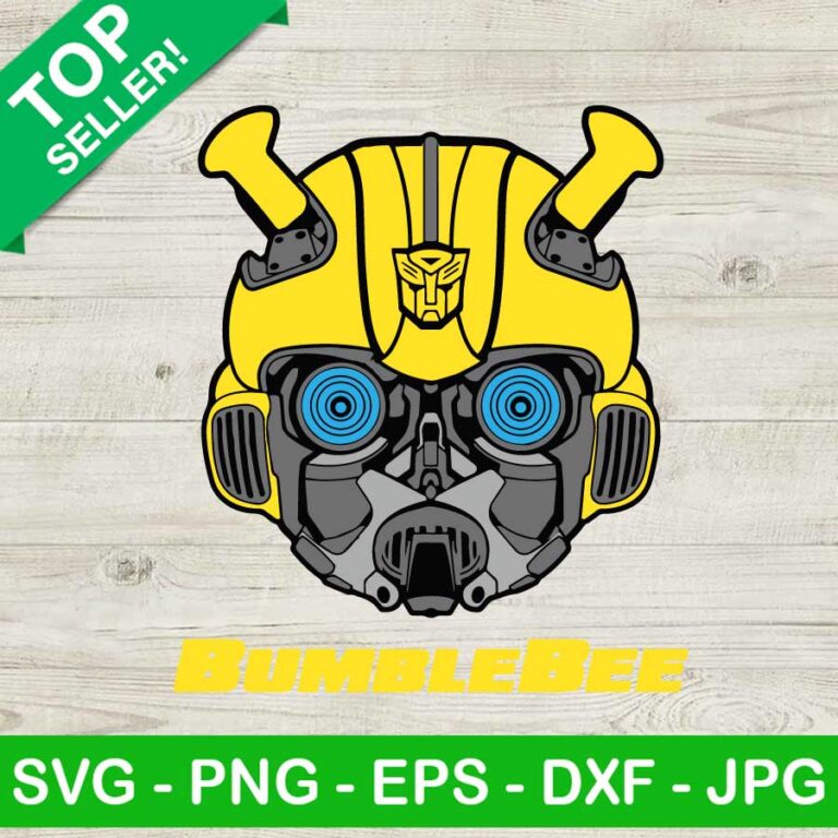 Transformers Bumblebee face SVG, Bumblebee face SVG, Transformers ...
