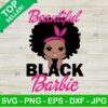 Beautiful Black Barbie SVG, Afro Black Barbie SVG, Barbie Movie SVG