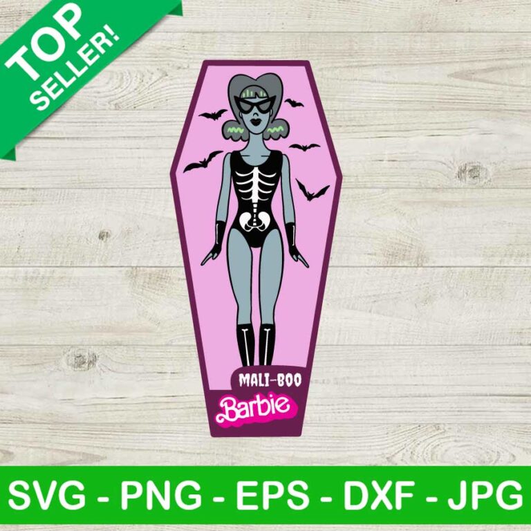 Barbie And Bat Mali Boo SVG, Barbie Mali Boo SVG, Barbie Halloween SVG