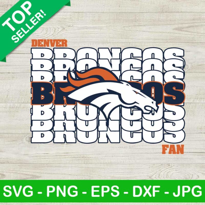 Denver Broncos SVG, NFL Football Team SVG, Broncos Team Logo SVG