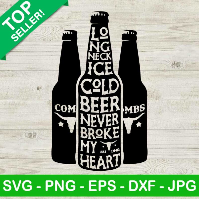 Luke Combs Beer Never Broke My Heart SVG, Luke Combs bundle SVG, Luke ...