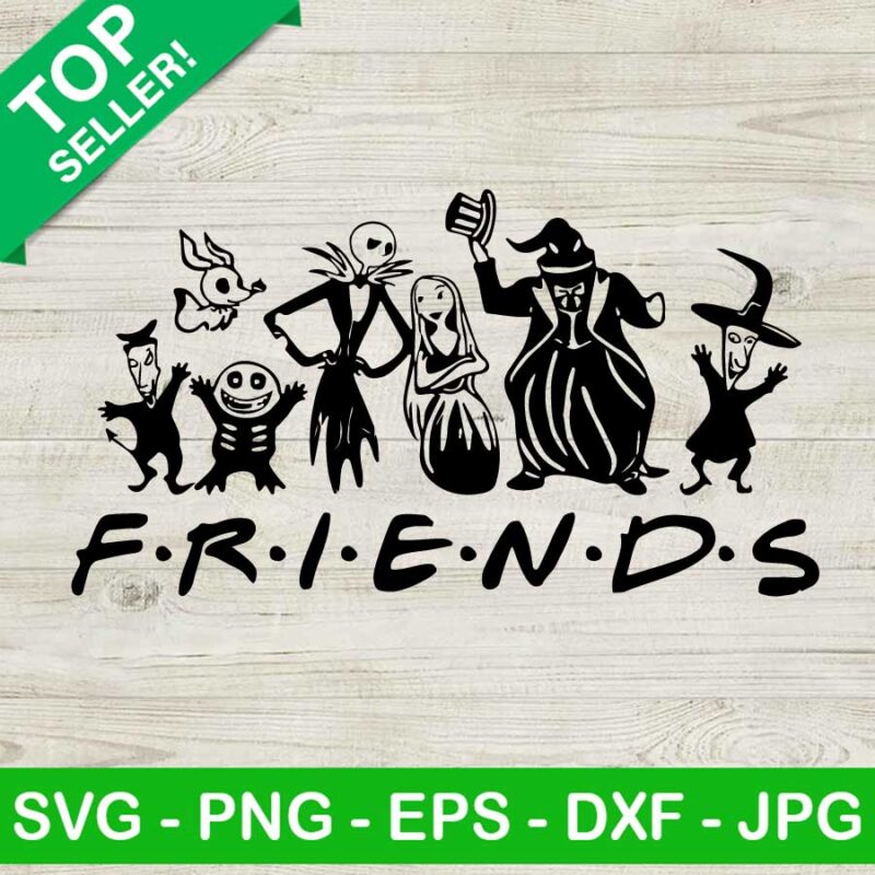 Jack and Sally friends SVG, The nightmare before christmas SVG ...