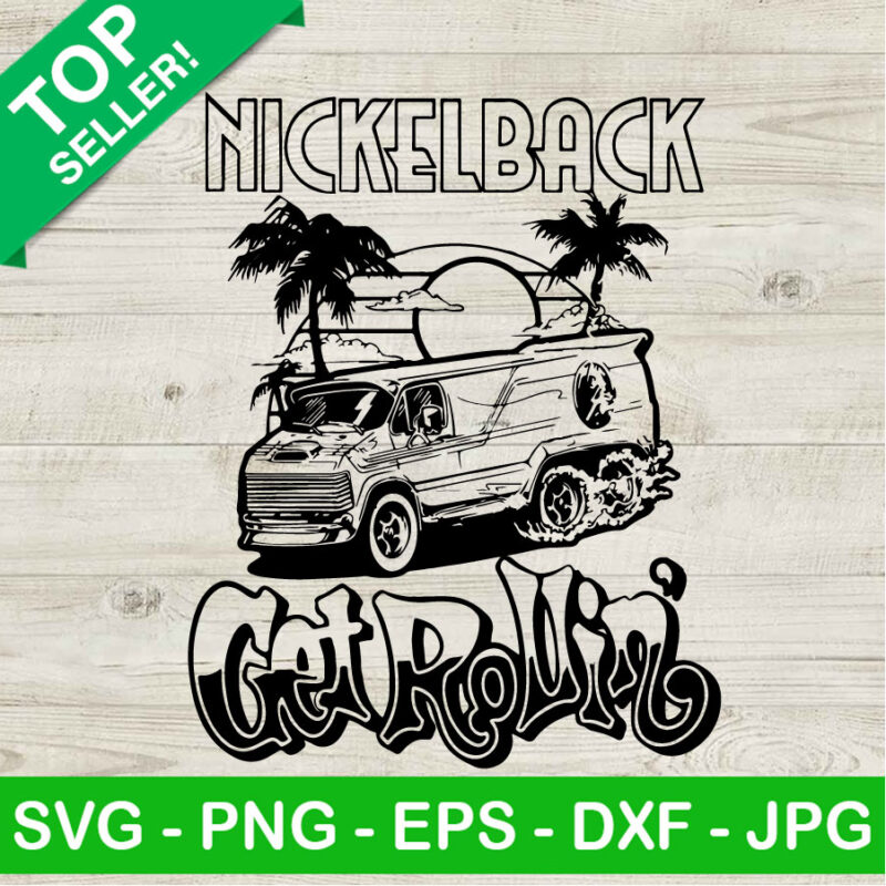 Nickelback Get Rollin SVG, Nickelback Doodle Art SVG, Nickelback Tour ...