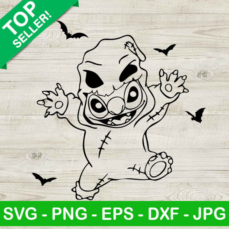 Horror Oogie Boogie Stitch SVG, Halloween Stitch SVG, Stitch Costume ...