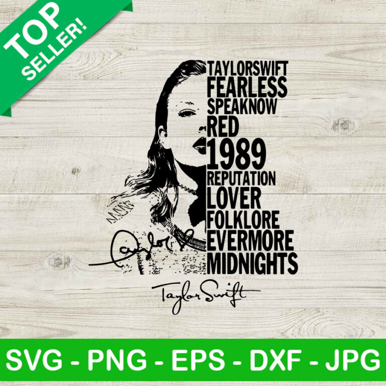 Taylor Swift fearless speak now red reputation 1989 reputation SVG ...