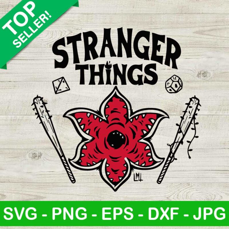 Stranger Things Demogorgon Hellfire Club SVG, Demogorgon Monster SVG ...