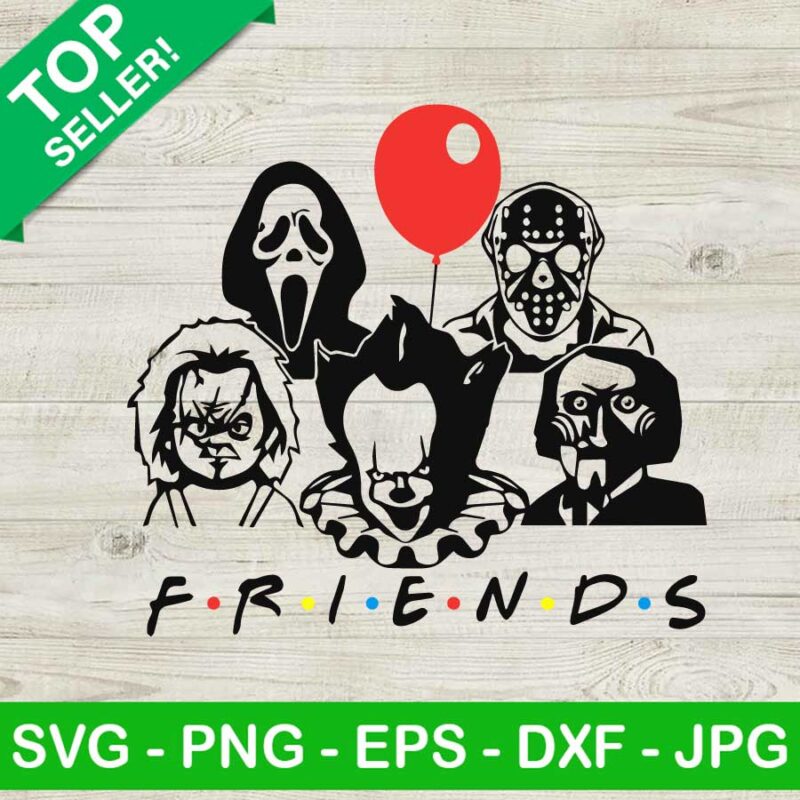 Halloween horror movie friends SVG, Halloween scary friends SVG, Horror ...