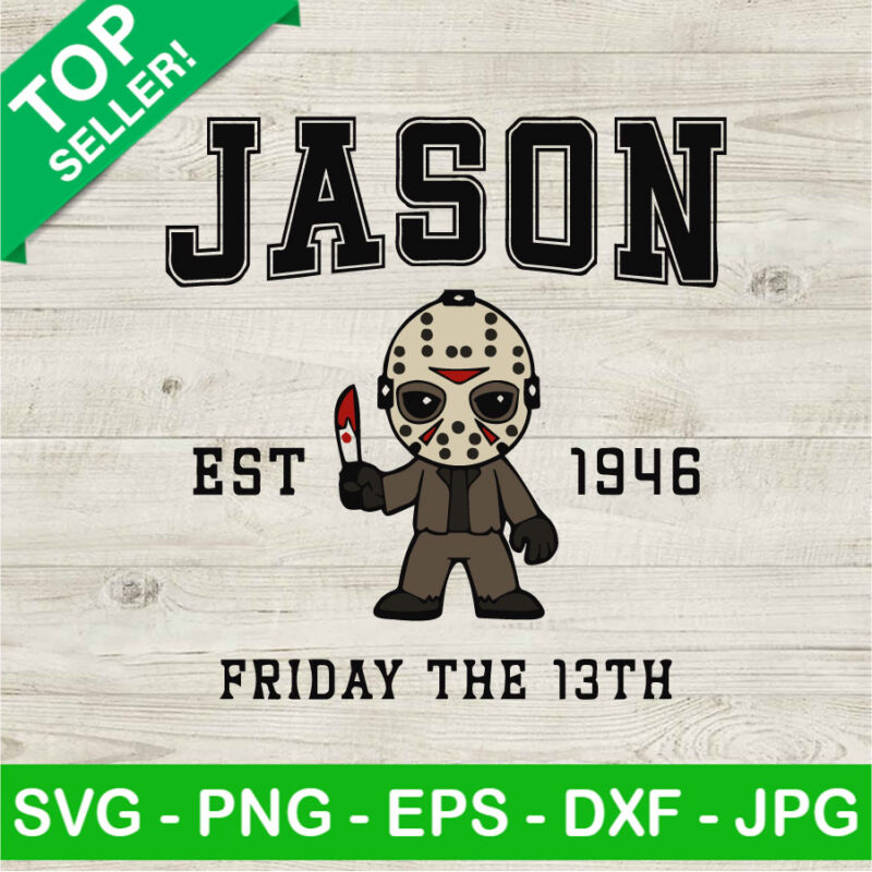 Jason Voorhees Friday The 13th SVG, Baby Horror Jason Voorhees SVG ...
