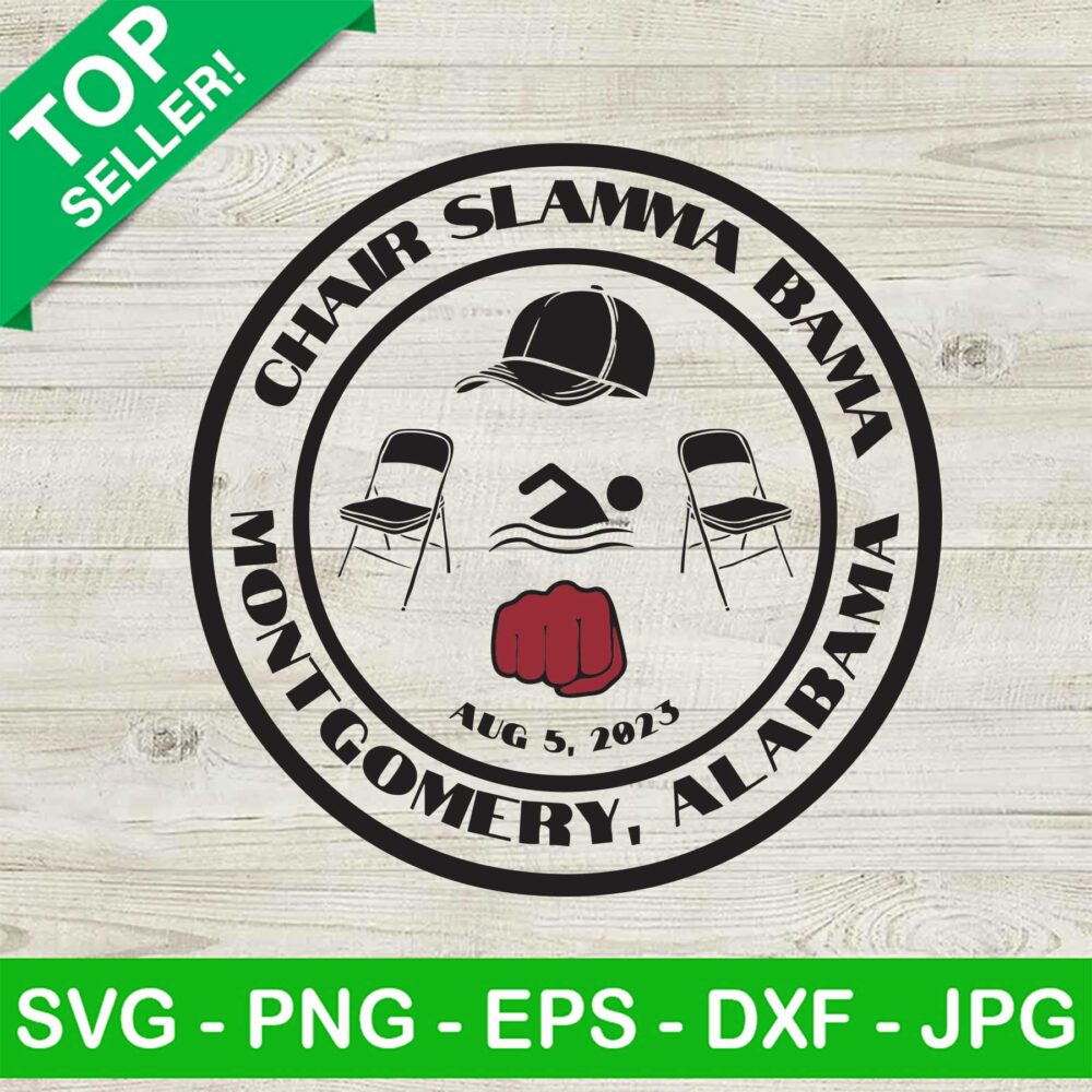 Montgomery Alabama Chair Slamma Bama SVG, Montgomery Alabama, Folding ...