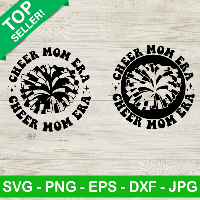 In My Cheer Mom Era SVG Bundle, Cheer Mom Era SVG, Cheerleader Mom SVG ...