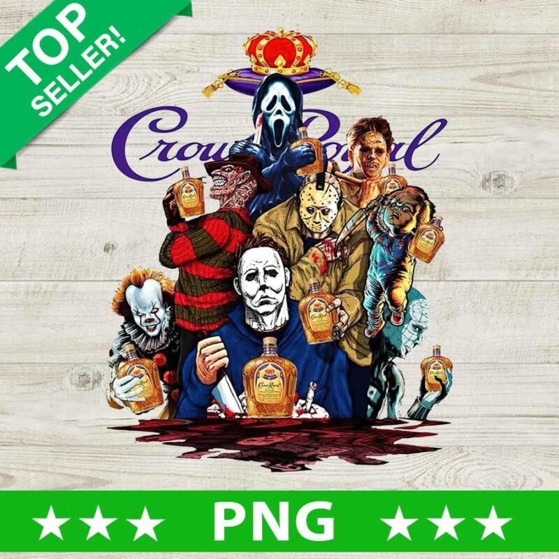 Wine Beer Horror Halloween Killer Club PNG, Horror Characters Mashup ...