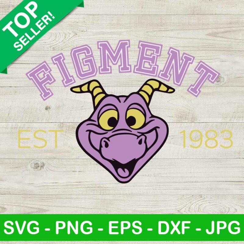 Figment Est 1983 SVG, Disney Figment SVG, Epcot Figment Inspired SVG ...