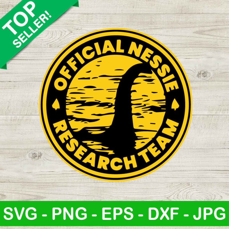 Official Nessie Research Team SVG, Believe Loch Ness SVG, Funny Loch ...
