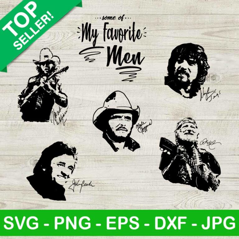 Some Of My Favorite Men SVG, Johnny Cash SVG, Hank Williams SVG, Jr ...