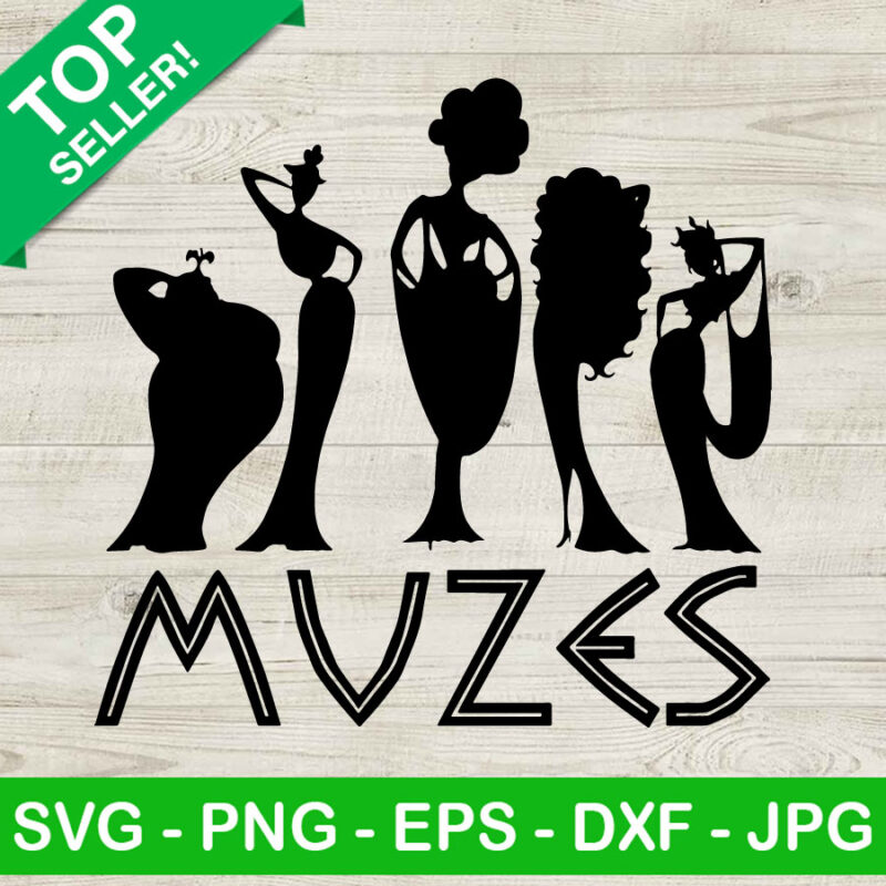 The Muses SVG, Disney Hercules SVG, Hercules Muses SVG