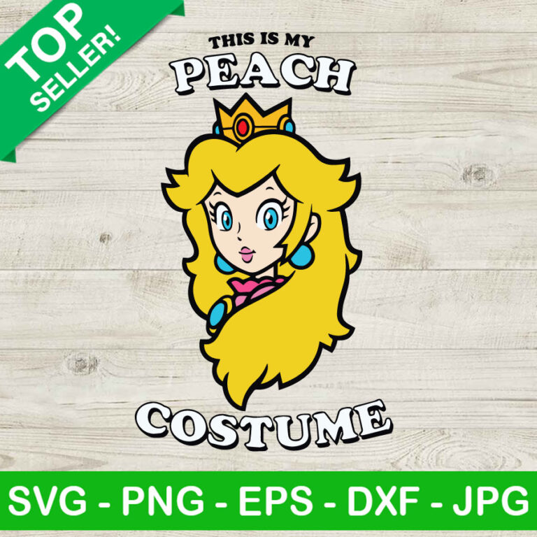 Super Mario Princess Peach SVG, Princess Peach SVG, Super Mario Bros ...