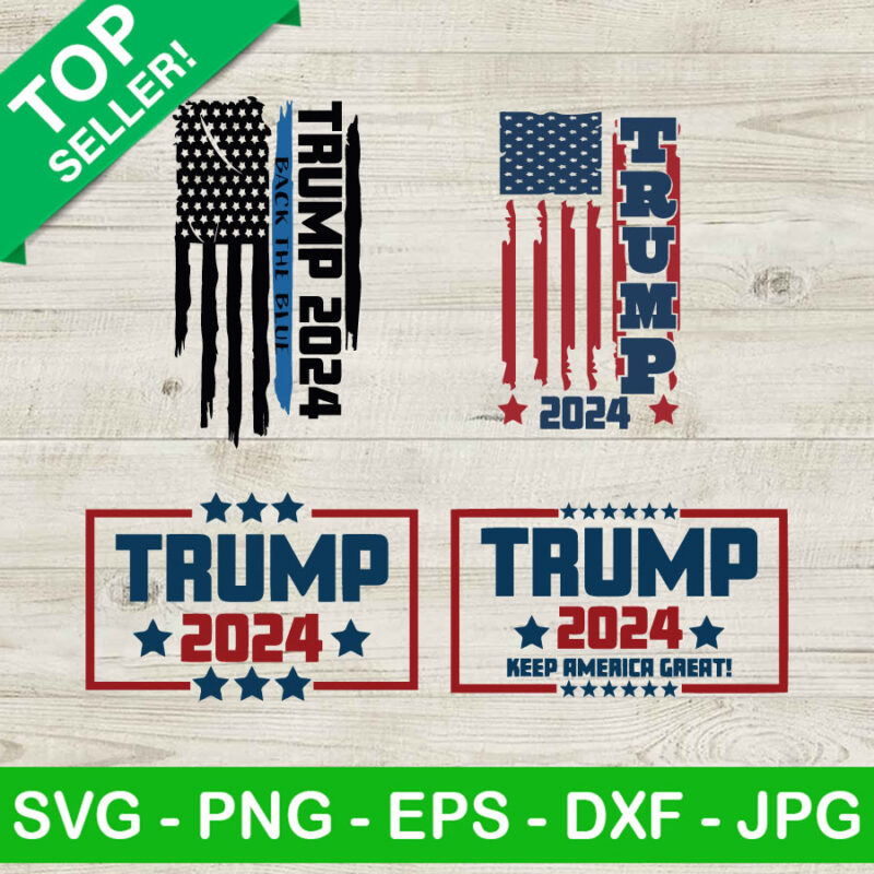 Trump 2024 SVG Bundle, Trump Mugshot SVG, Make America Great Again SVG ...