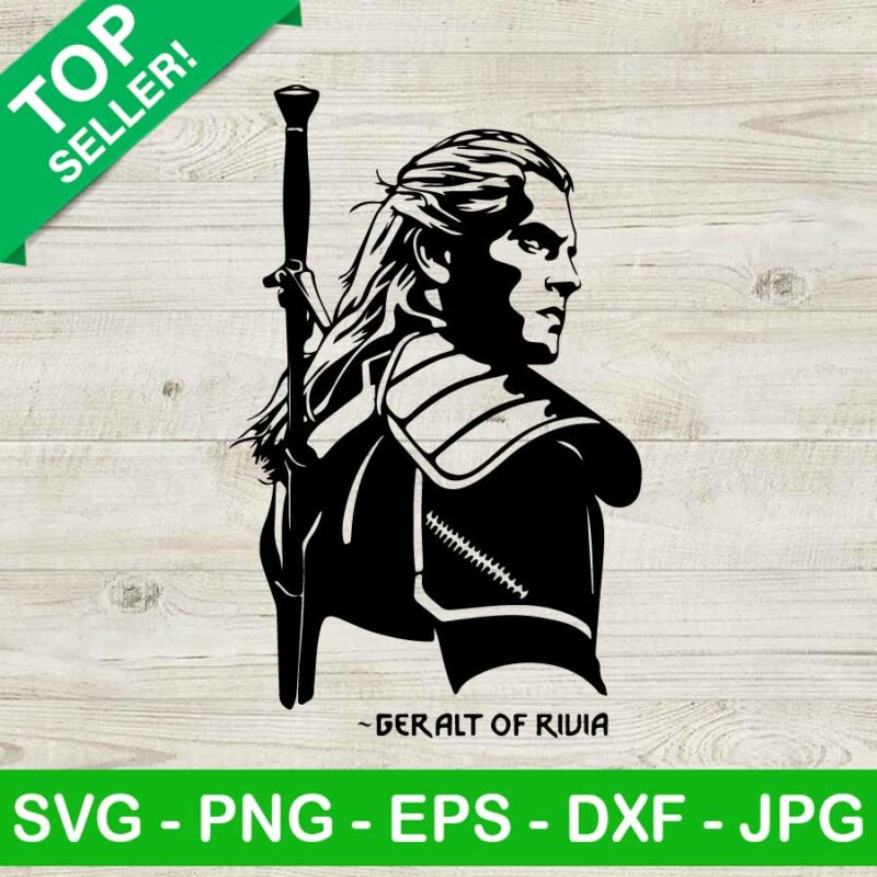 The witcher SVG, Geralt of rivia SVG, The witcher Henry Cavill SVG PNG ...
