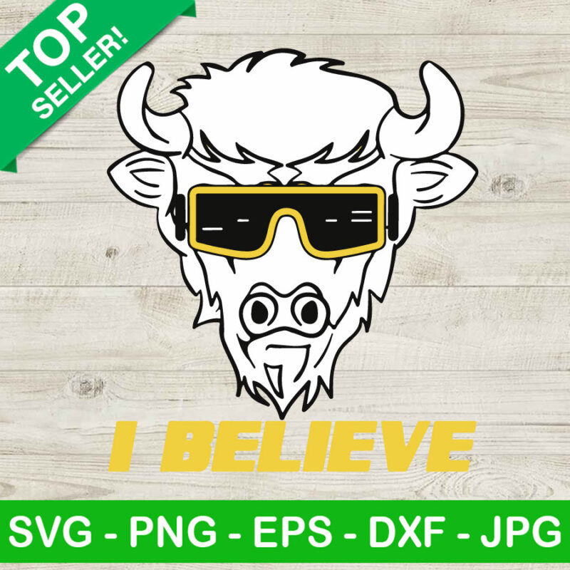 I Believe Colorado Buffalo SVG, Boulder Football Prime SVG, Buffalo ...