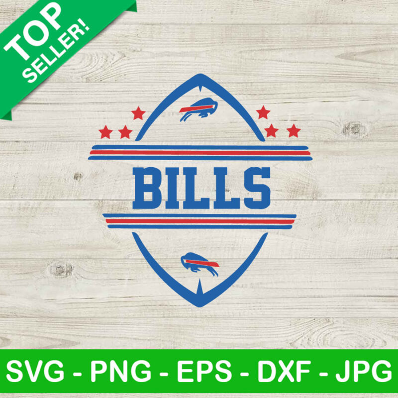 Buffalo Bills NFL SVG, Buffalo Bills Football Logo SVG, NFL Ball SVG ...