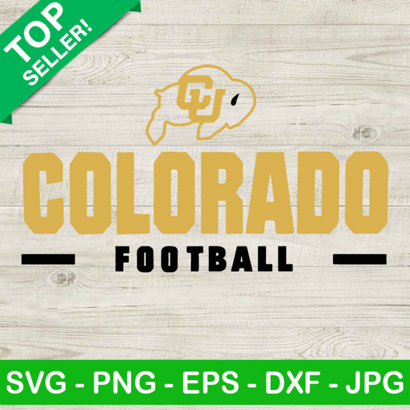 Colorado Football SVG, Colarado Buffaloes Football SVG, Colarado ...