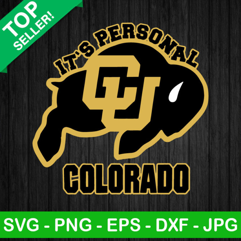 It's Personal Colorado Football SVG, Colarado Buffaloes Football SVG ...