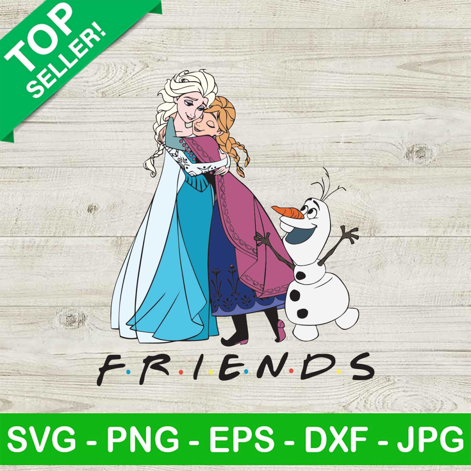Elsa Friends SVG, Disney Frozen SVG, Frozen Friends SVG, Disney Friends SVG