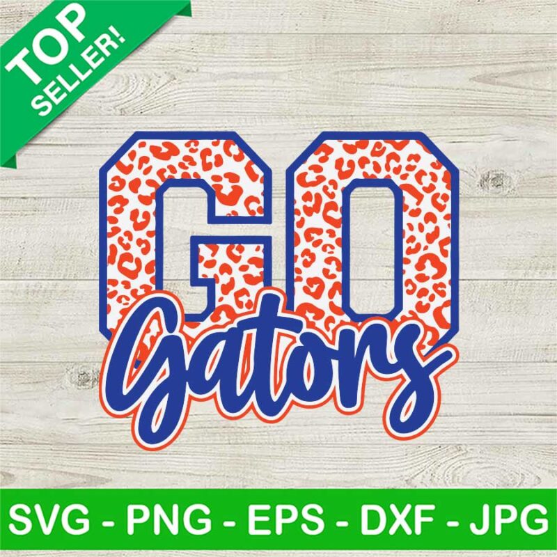 Leopard Go Gators SVG, Florida Gator Football SVG, Florida Gator Head ...