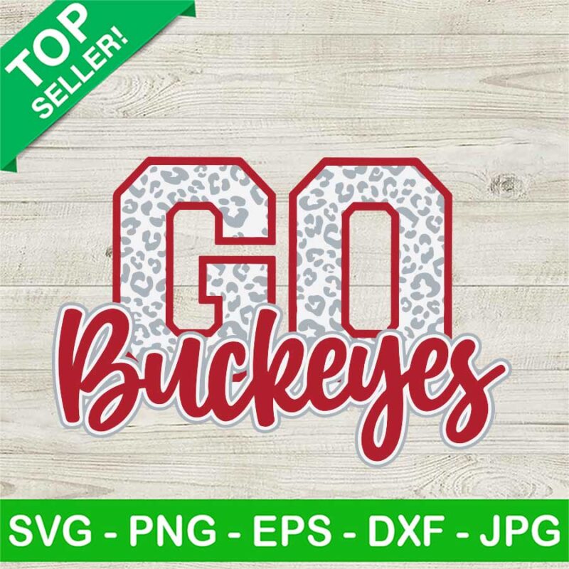Leopard Go Buckeyes SVG, Ohio State Buckeyes SVG, Ohio NFL Football ...