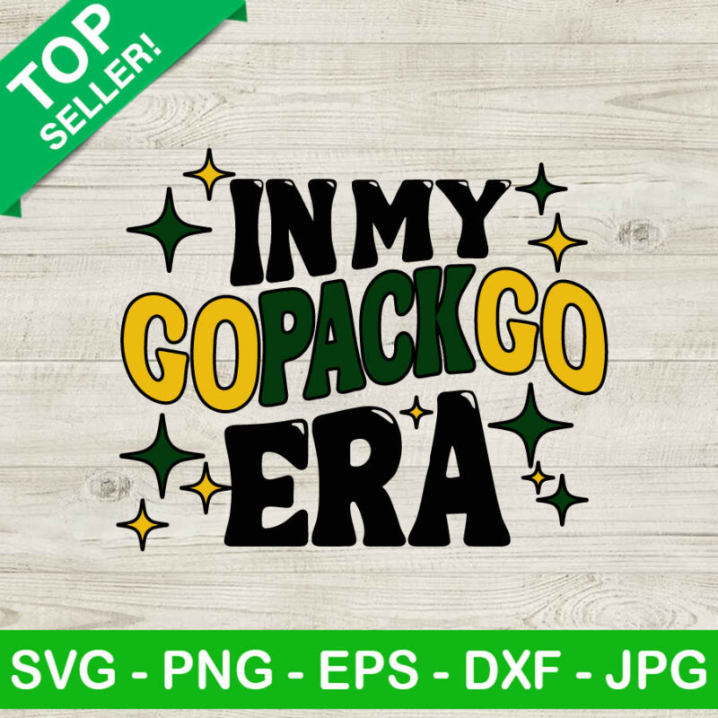 In My Go Pack Go Era SVG, Greenbay Packers NFL SVG, Packers Sport Team ...
