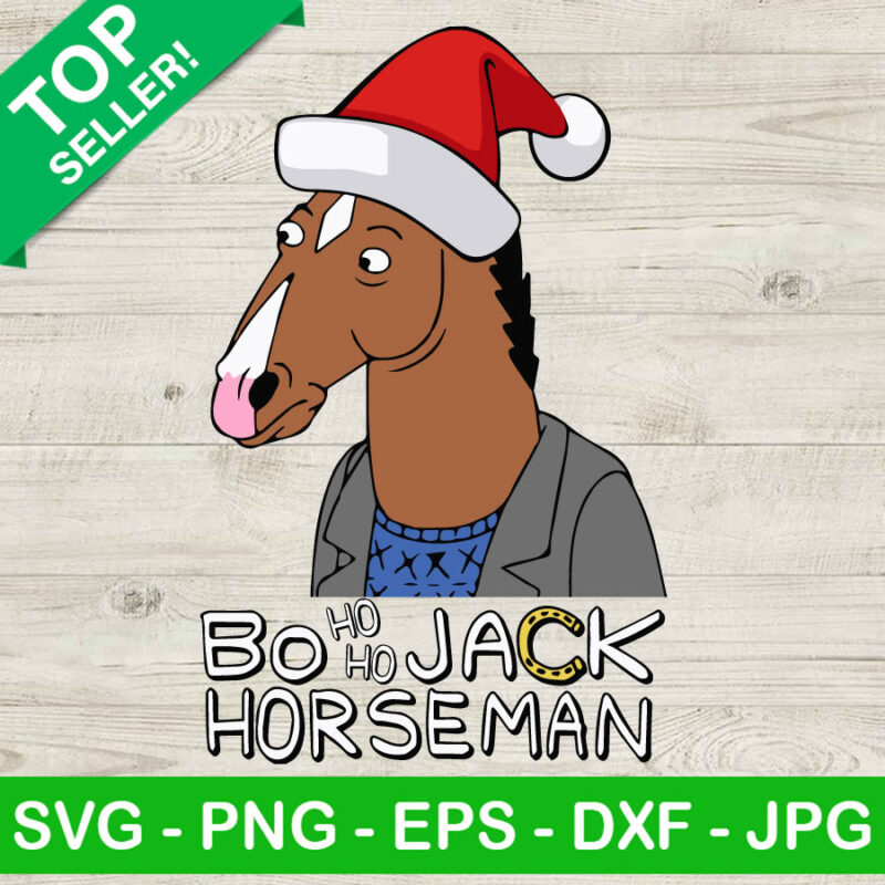 BoJack Horseman Christmas SVG, BoJack Horseman Santa SVG, Funny ...