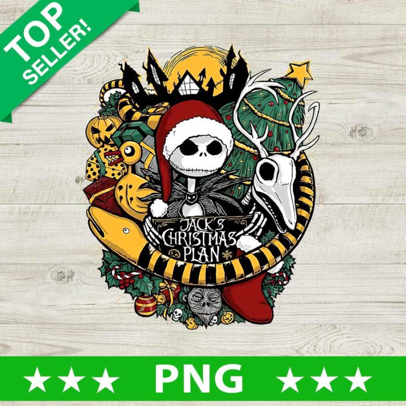 Jack Skellington Jack's Christmas Plan PNG, Nightmare Before Christmas ...