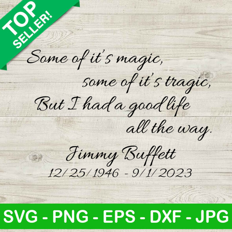 Jimmy Buffett Song Lyrics SVG, Jimmy Buffett RIP SVG, Jimmy Buffett ...