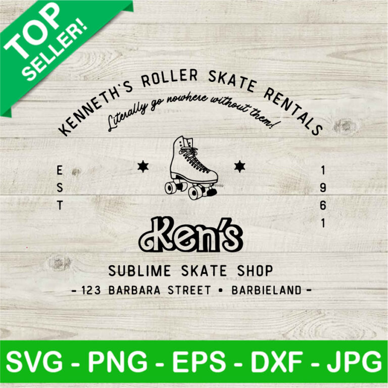 Ken's Skater SVG, Ken Barbie SVG, Barbie Characters SVG, Barbie Movie ...