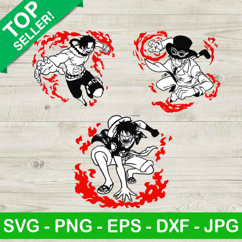 One Piece Anime Character SVG, Monkey D Luffy SVG, Straw Hat Characters SVG