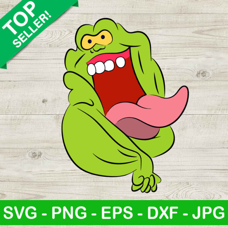 Slimer Ghostbusters SVG, The Green Ghost SVG, Slimer Cartoon SVG, The ...