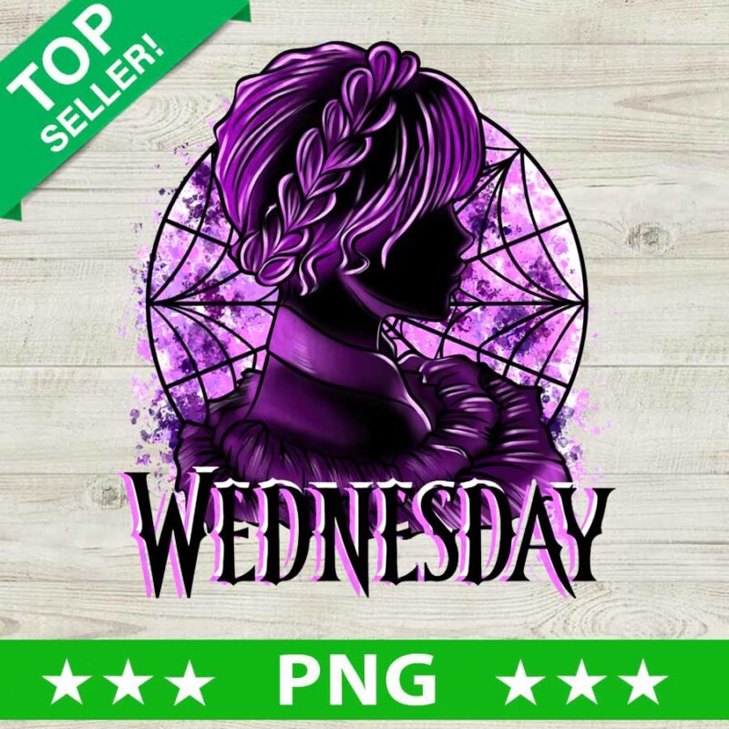 Wednesday Tim Burton Umbrella PNG, The Addams Family Sublimation ...