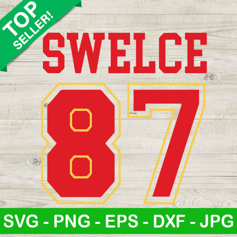 Swift Kelce Swelce 87 SVG, Travis Kelce And Taylor Swift SVG, Team ...