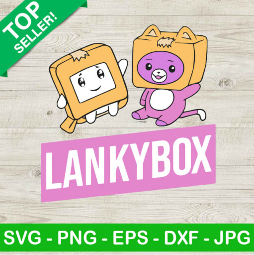 Lankybox Foxy And Boxy SVG, Cute Foxy And Boxy SVG, Lankybox SVG