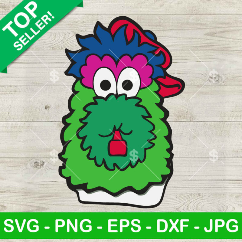 Phillies Phanatic Mascot SVG, Philadelphia Phillies Phanatic SVG ...