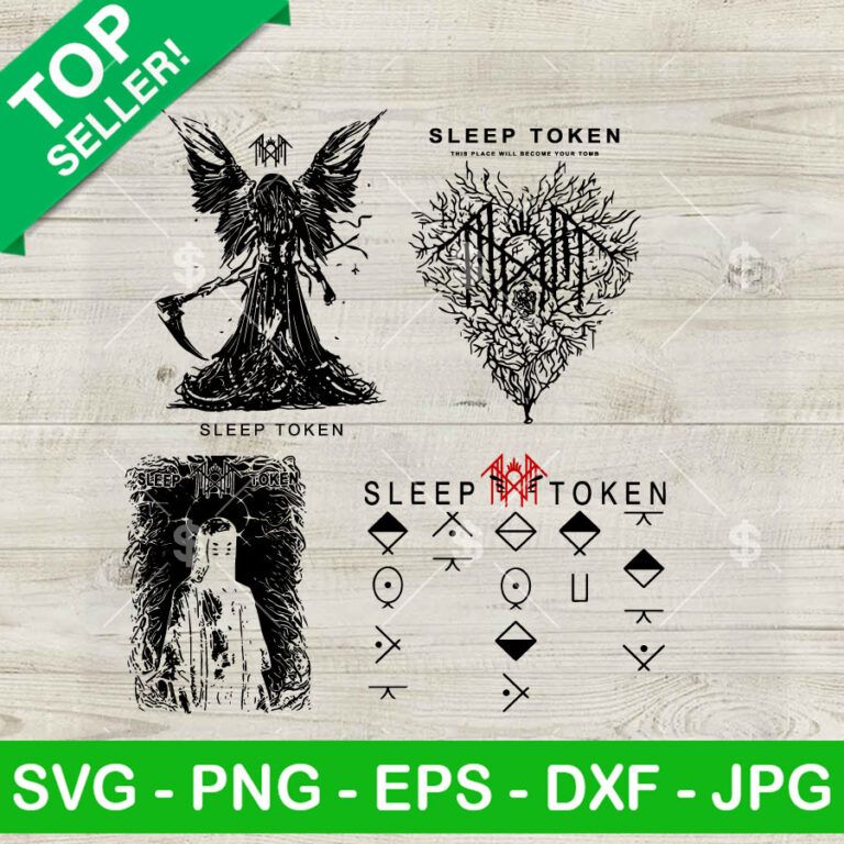 Sleep Token Logo SVG Bundle, Rock Band Reaper SVG, Sleep Token Reaper ...