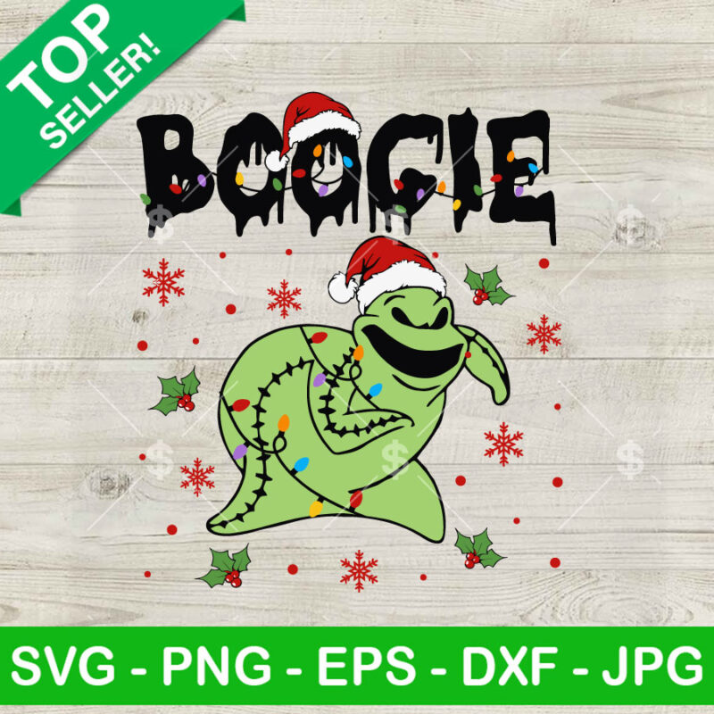 Oogie Boogie Merry Christmas SVG, Oogie Boogie With Christmas Light SVG ...
