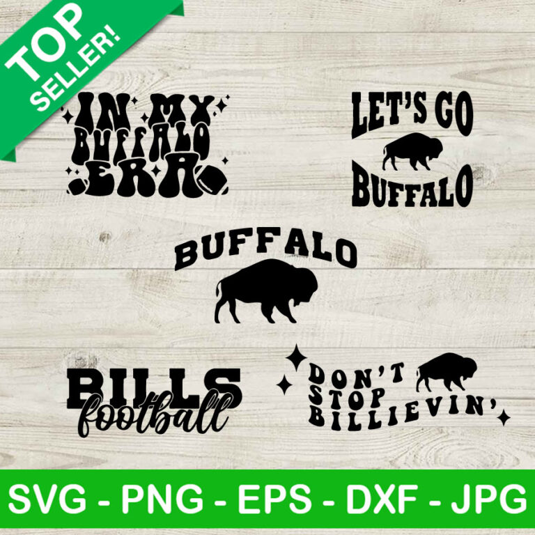 Let's Go Buffalo SVG Bundle, In My Buffalo Era SVG, Buffalo Bills NFL ...