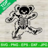 Grateful Dead Skeleton Bear SVG, Grateful Dead Bear SVG, Grateful Dead ...