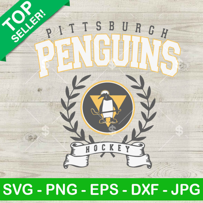 Pittsburgh Penguins Hockey SVG, NHL Hockey Team SVG, Pittsburgh ...