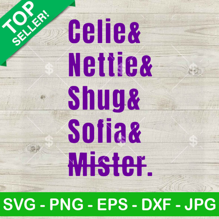 The color Purple characters SVG, The color purple SVG, The color purple ...